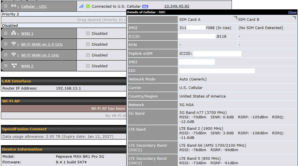 Why the signal discrepancy reporting between Qualcomm x62 and x55 ...