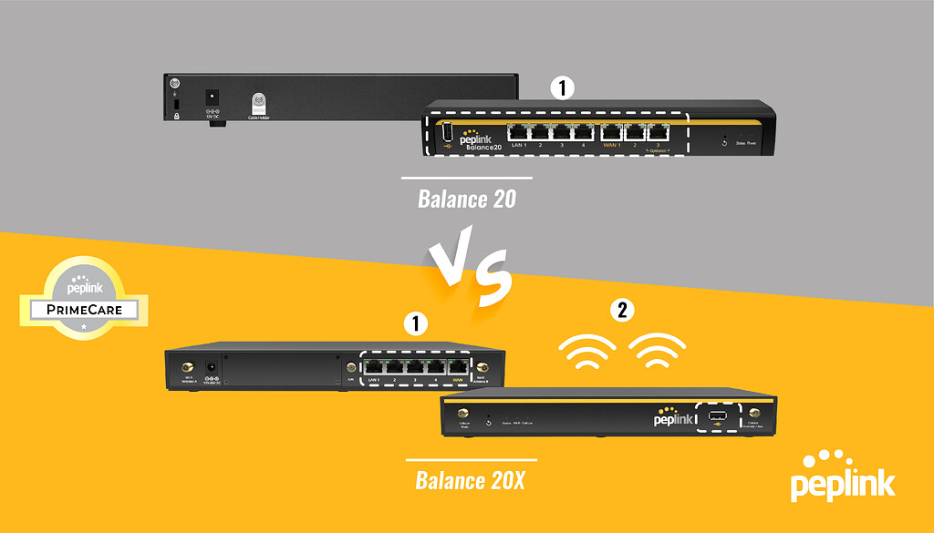 Balance 20 vs Balance 20X - Peplink Devices Comparison - Peplink Community