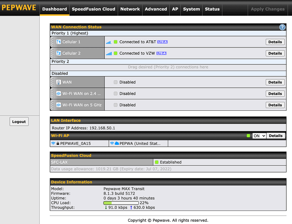 PepWave Max Transit Duo - Need Help! - Pepwave MAX - Peplink Community