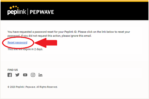 How to create a Peplink ID and reset its password - Knowledgebase ...