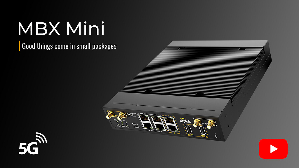 MBX Mini - Good things come in small packages - Announcements - Peplink Community