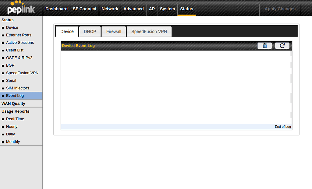 OpenVPN logs in EventLogs - Feature Requests - Peplink Community