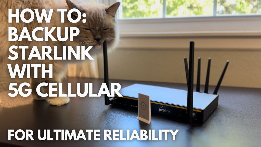 Peplink B One 5g and Starlink Setup - Product Discussion - Peplink Community