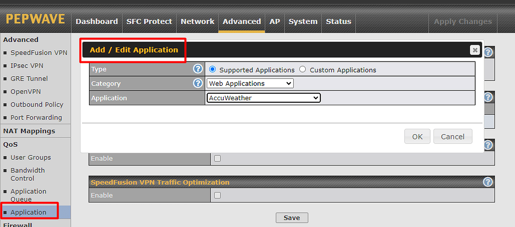 O365 APP for QoS - Feature Requests - Peplink Community