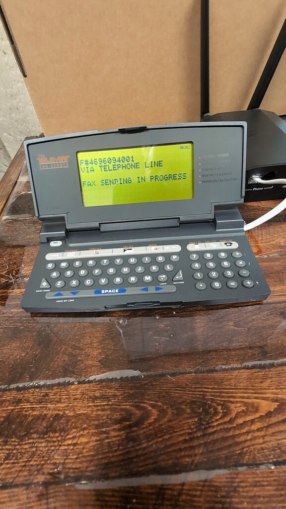 Peplink POTS adapter and the 1993 TeleArt Fax Sender - General ...