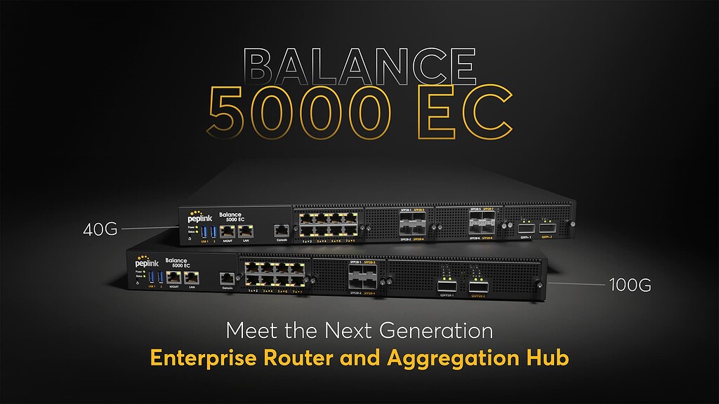 Balance 5000 EC - Meet the next generation Enterprise Router - Announcements - Peplink Community