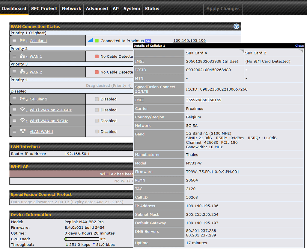 Cell ID uncomplete? - Everything Else - Peplink Community