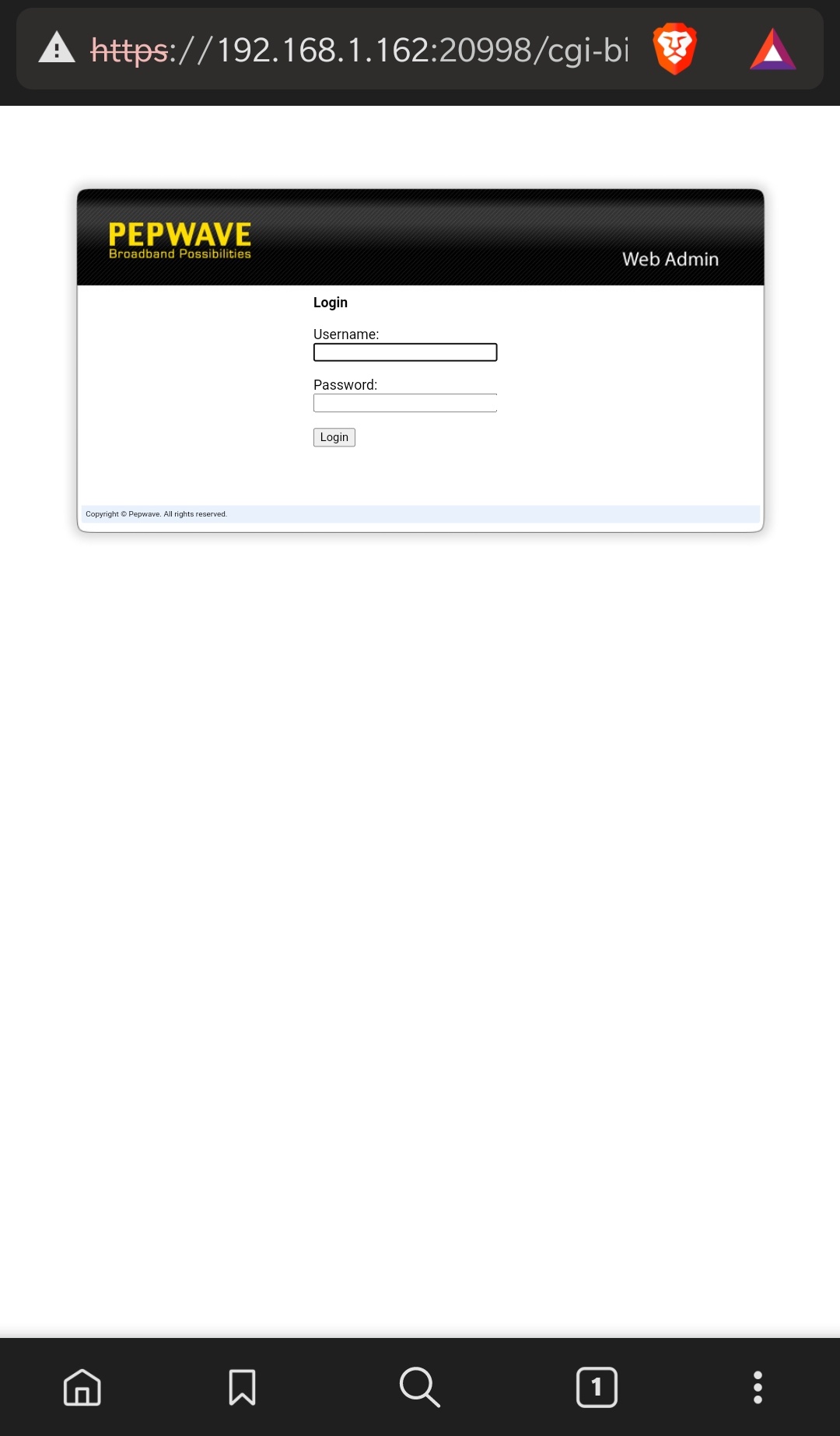 Reset pepwave ap one ac mini without reset button and password ...