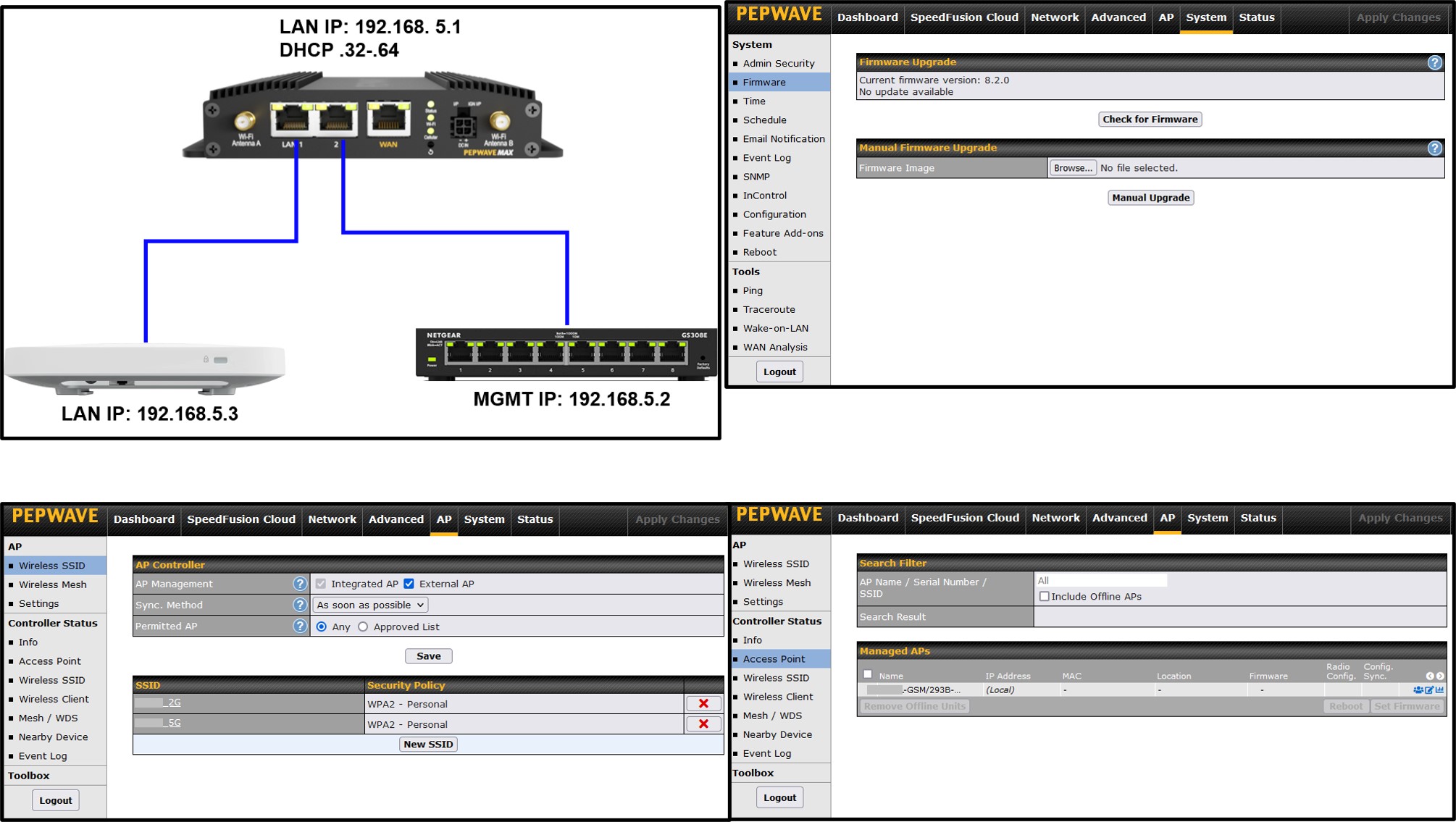 MAX BR1 Pro 5G AP Controller Issues - Pepwave MAX - Peplink Community