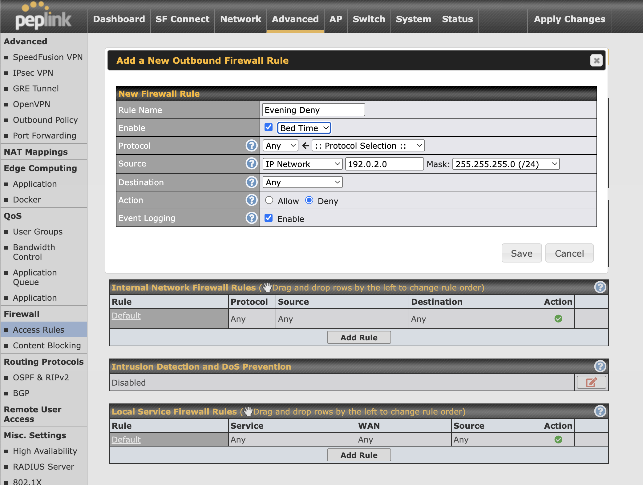 All DHCP Reservations group - Feature Requests - Peplink Community