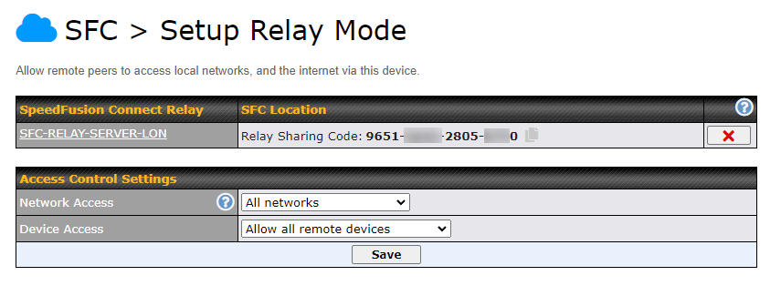 Inbound Access from remote through SFC - General - Peplink Community