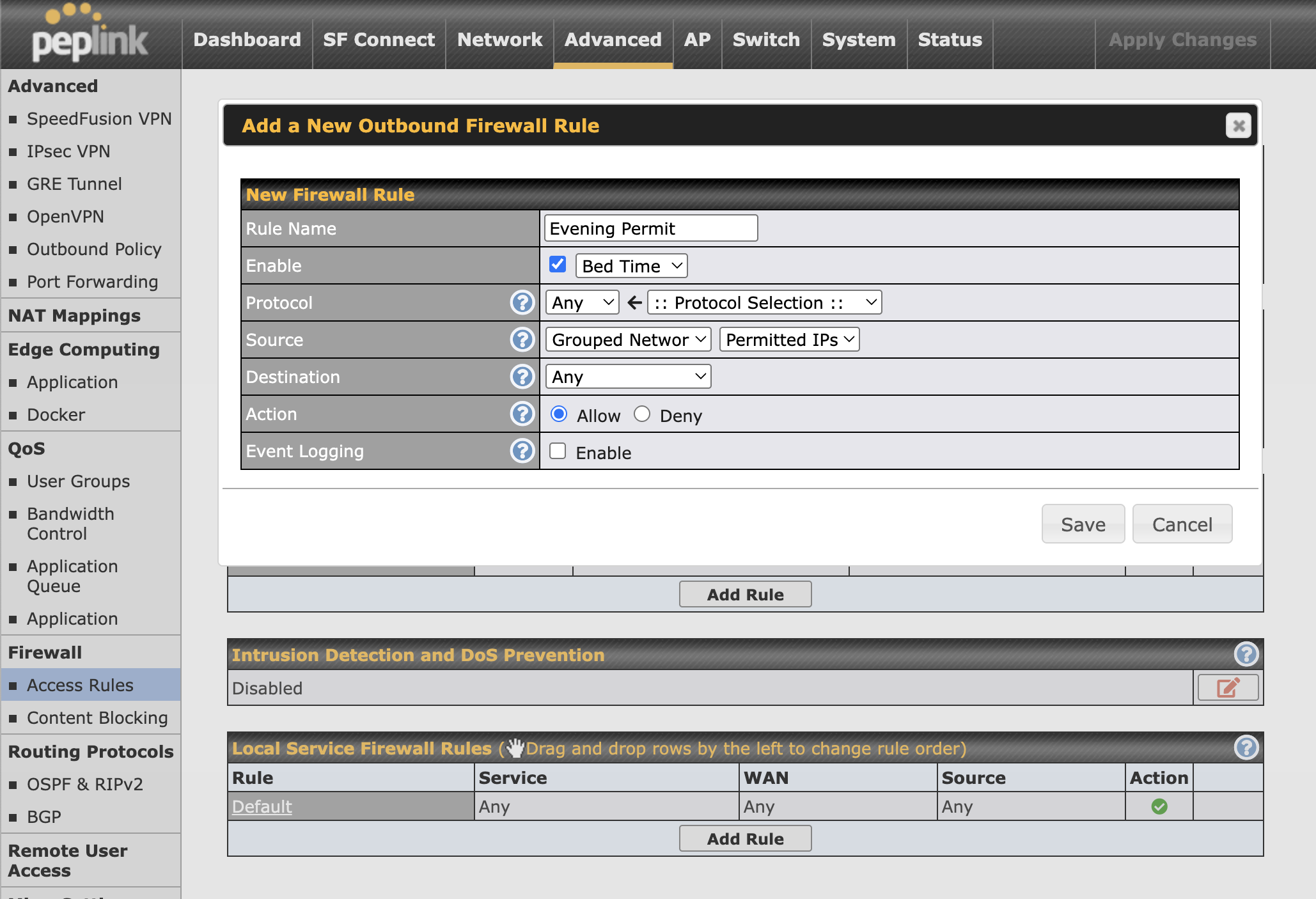 All DHCP Reservations group - Feature Requests - Peplink Community